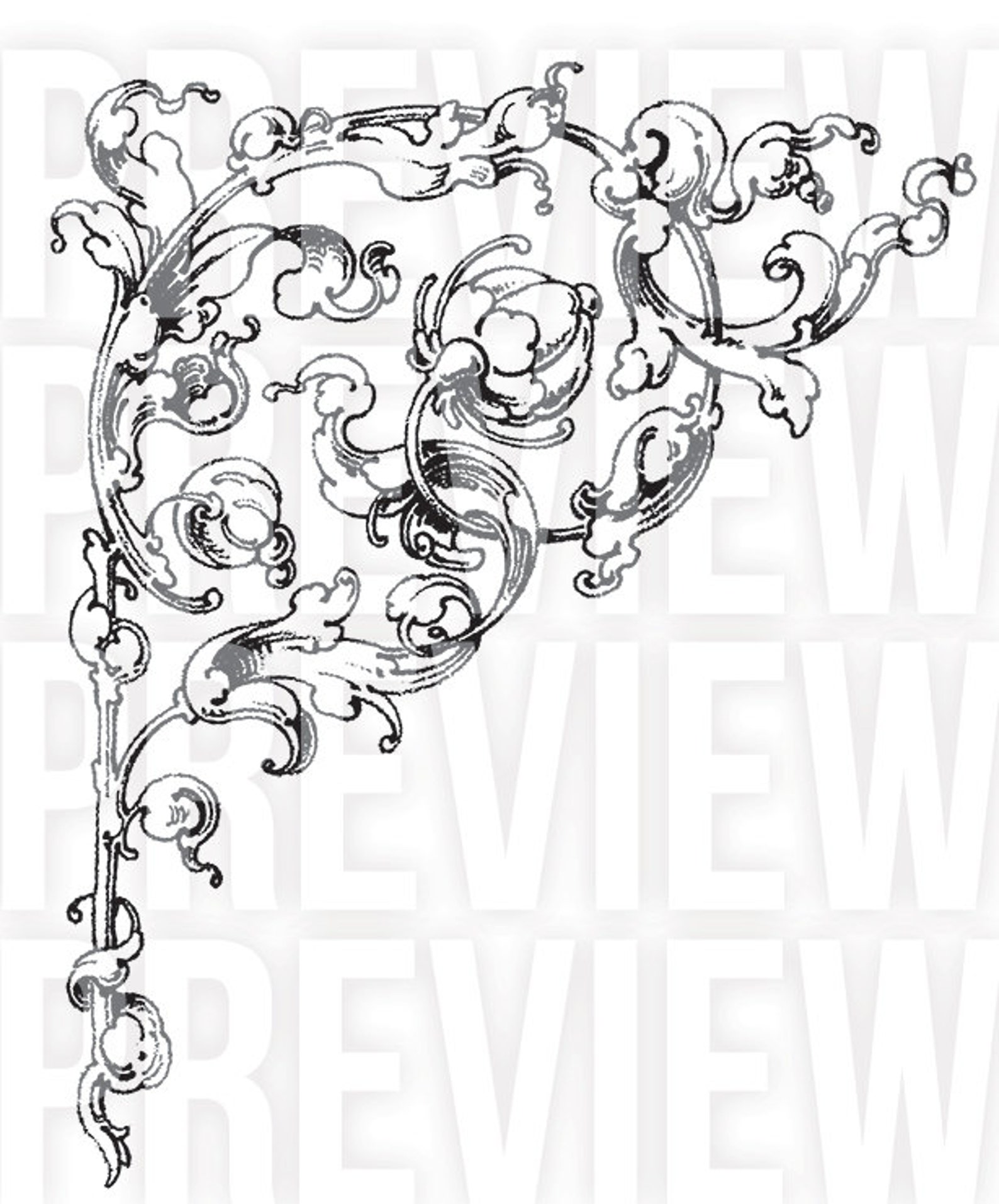 Vintage Frame Corner Clipart Digital Download Antique Embellishment ...