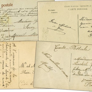 7 Old Postcards Digital Paper Set - INSTANT DOWNLOAD - Antique Post ...