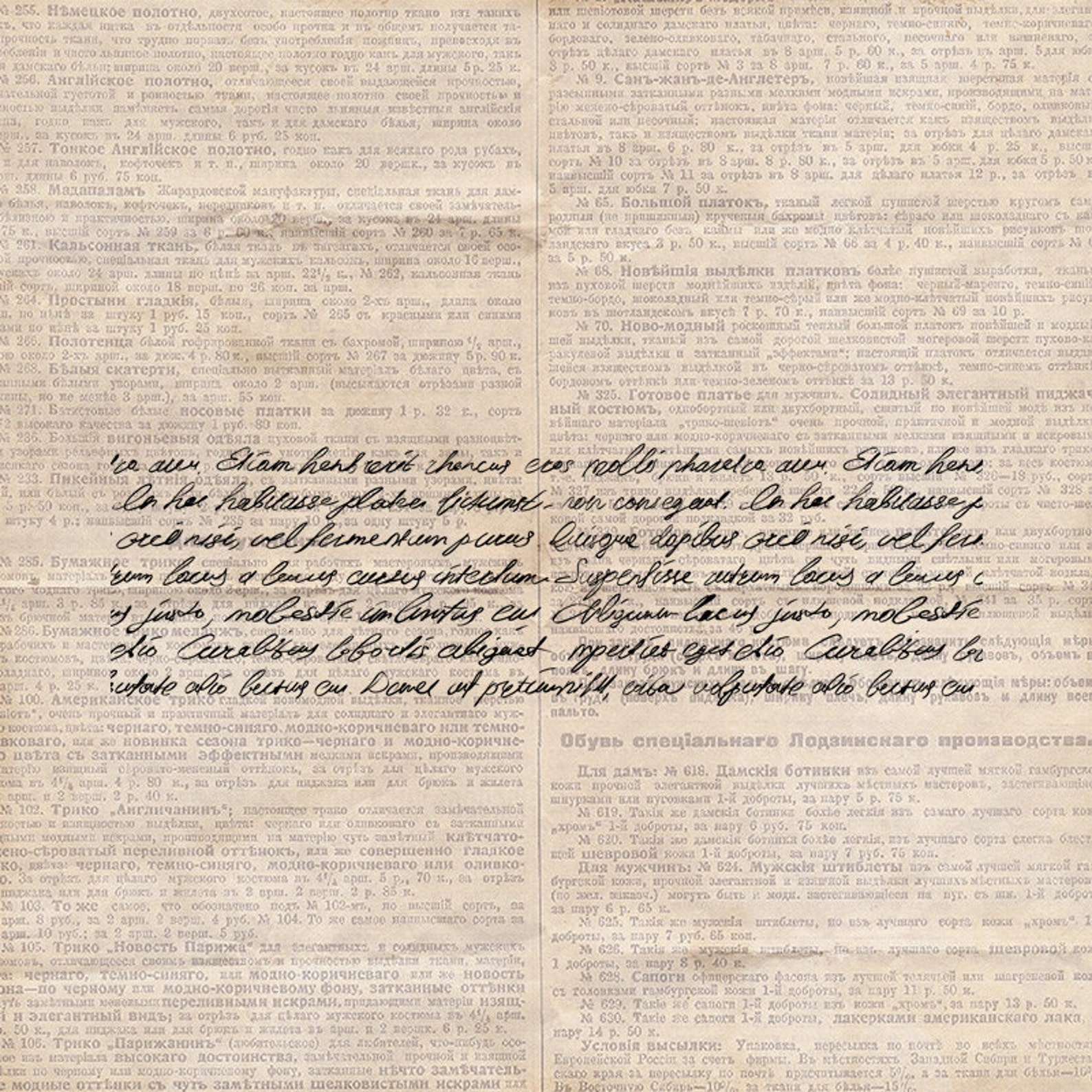 Writing Graphic Illustration - Antique Old Vintage Handwriting - Words ...