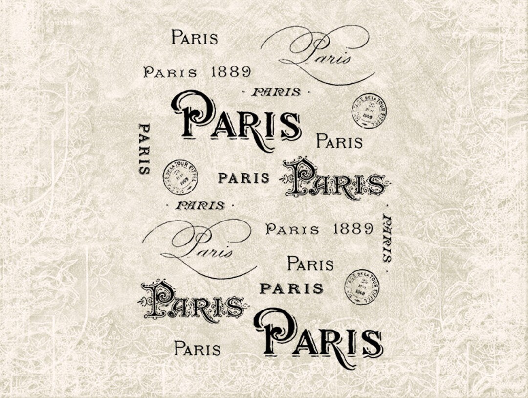 Digital Download Antique Paris French Ad - Vintage Paris French ...