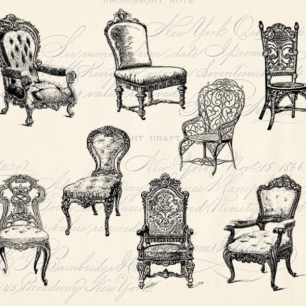 Victorian Chairs - Etsy