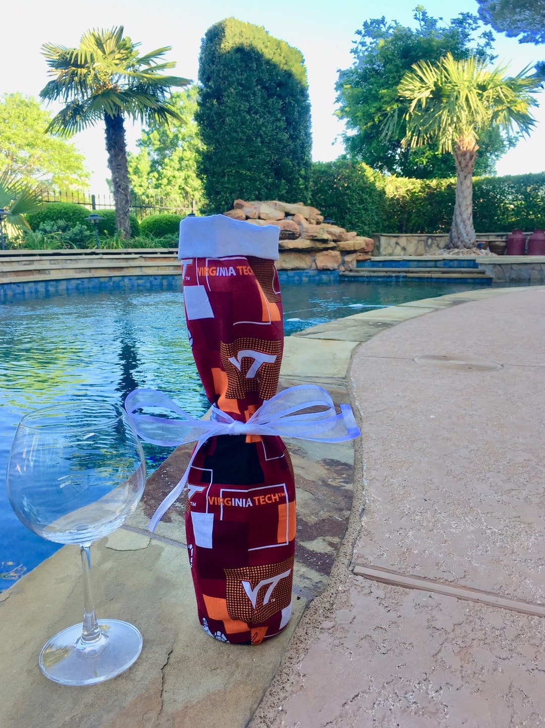 Virginia Tech Wine Bottle Gift Bag - Etsy