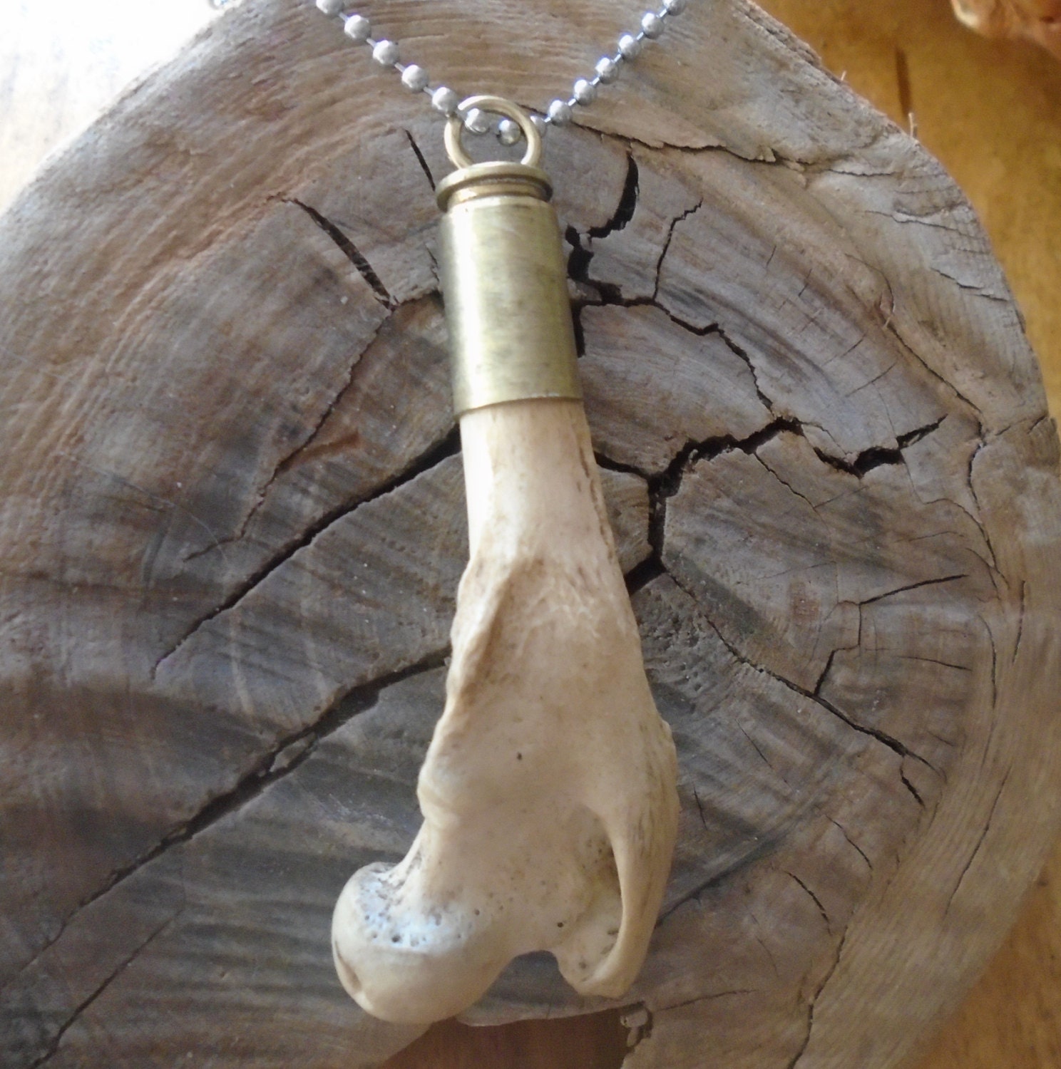 Bone Bullet Pendant - Etsy