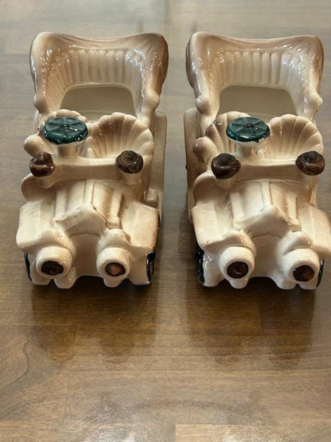 Planter : "pair" Matching Napco Japan Model A Car Ceramic Planters- 2 ...