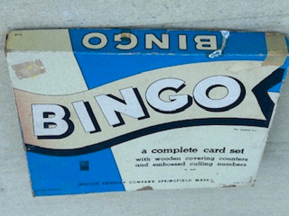 Bingo Game : 1930's Milton Bradley Bingo - A Complete Card Set With ...