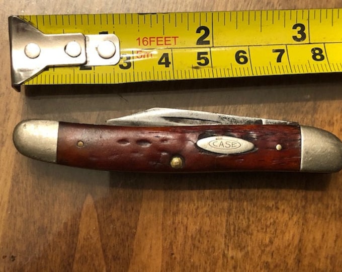Case XX 2 Blade Wood Handle Pocket Knife Vintage - Etsy