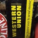 Sign : Western Union Metal Sign With Hanging Bar Attached. - Etsy