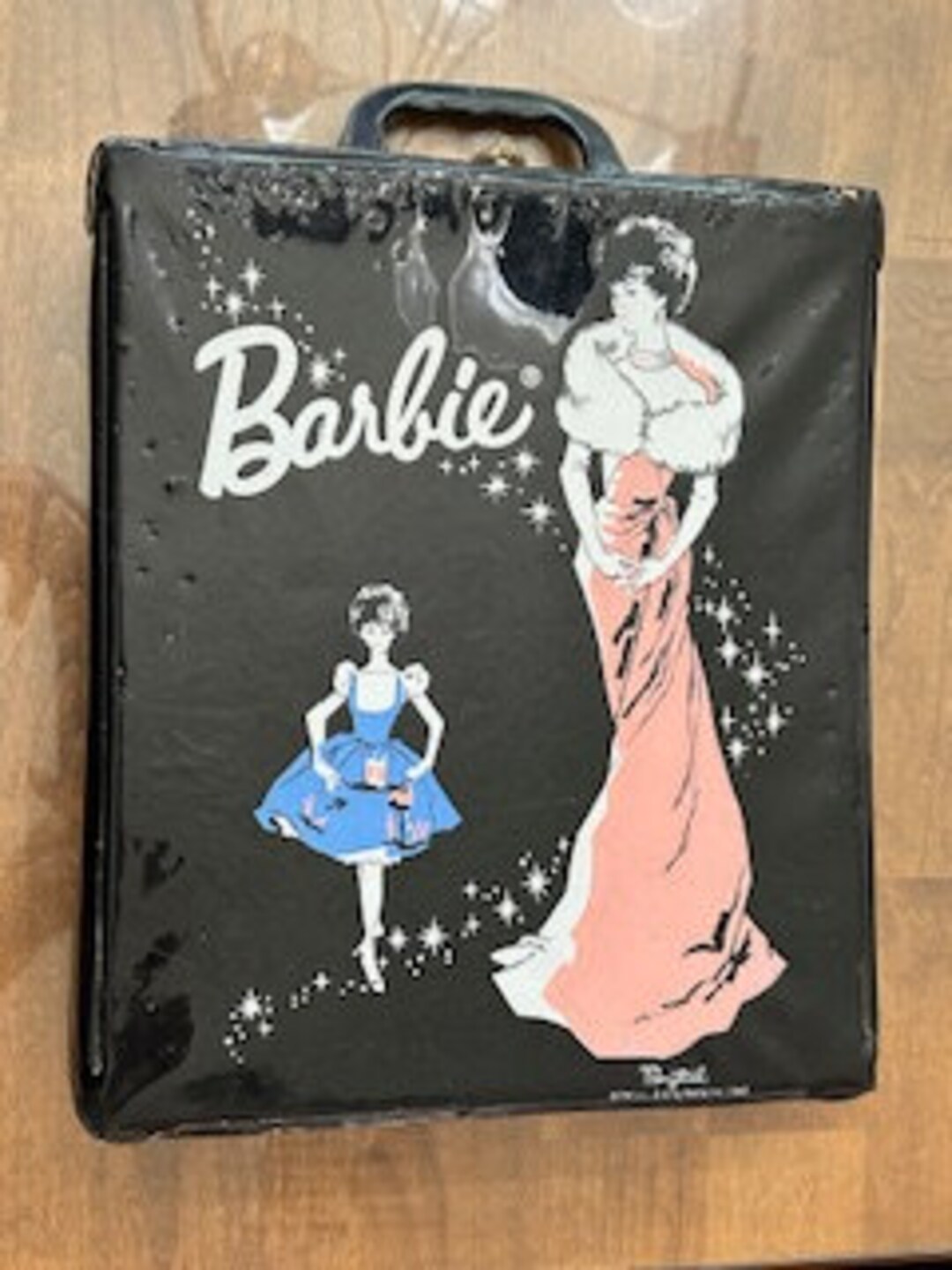 Barbie Case With Ken and Barbie Dolls and Extra Clothes - Case is Older ...
