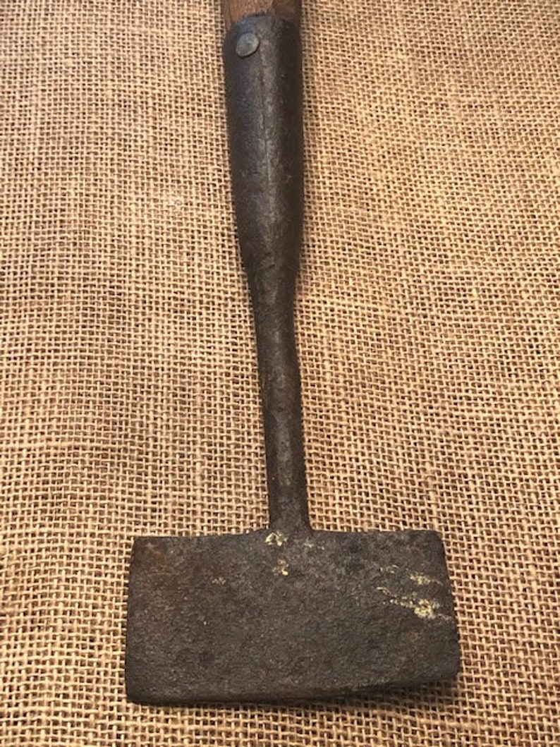 Scraper : Antique Wood Handle Hand Held Scraper - Etsy