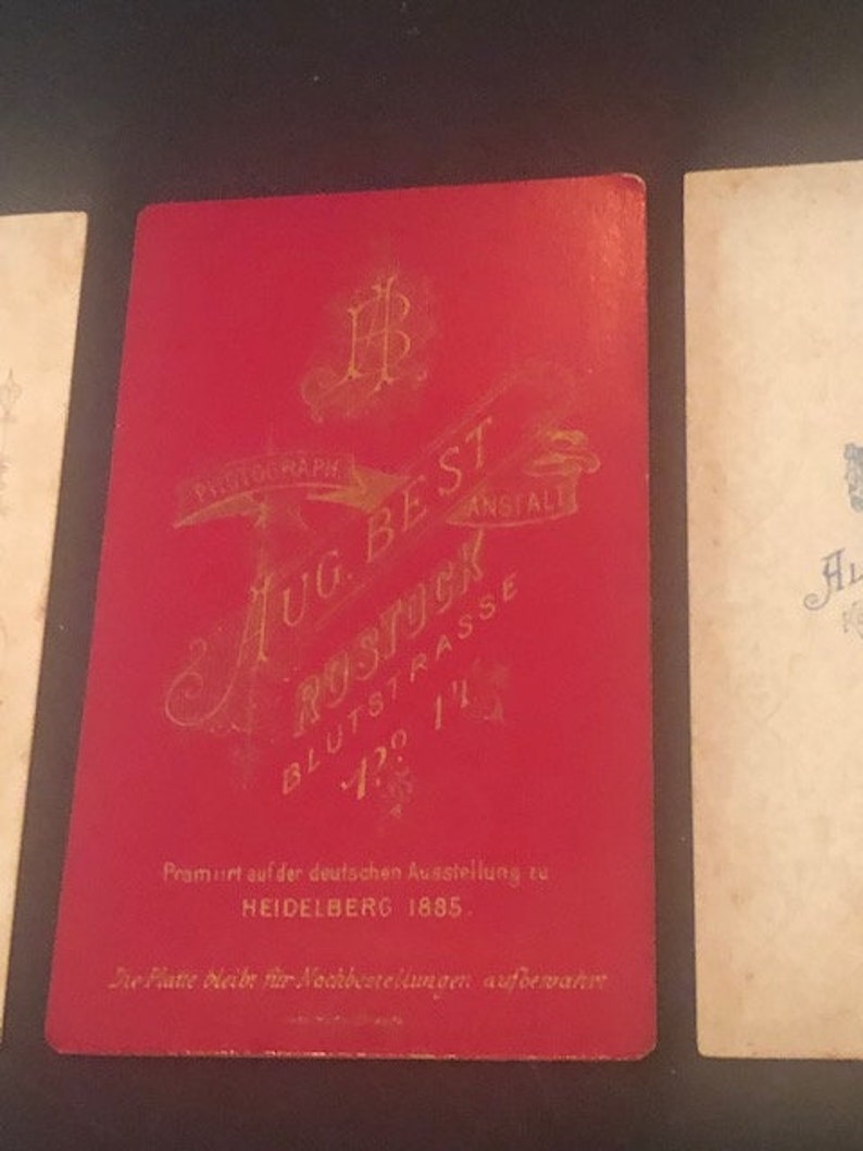 Military : German Military Officer Photo Cards - Late 1800's - 3 Total ...