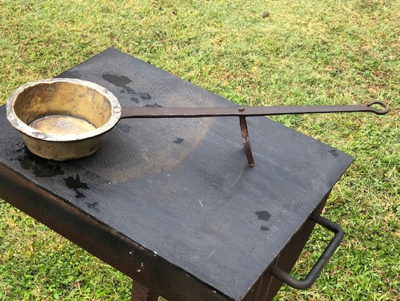 Primitive 18th Century Brass Smelting Pot 21'' in | Etsy