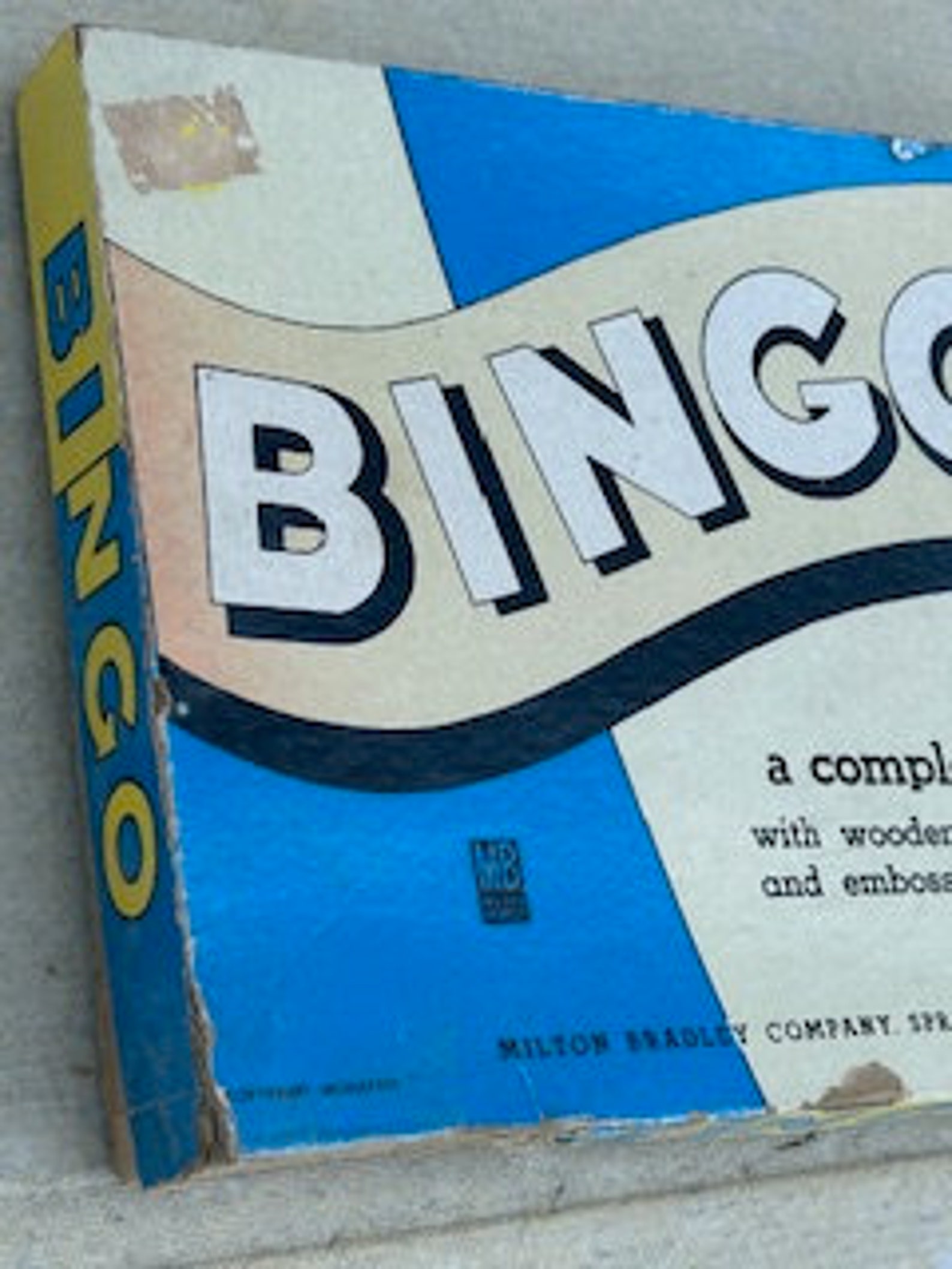 Bingo Game : 1930's Milton Bradley Bingo - A Complete Card Set With ...
