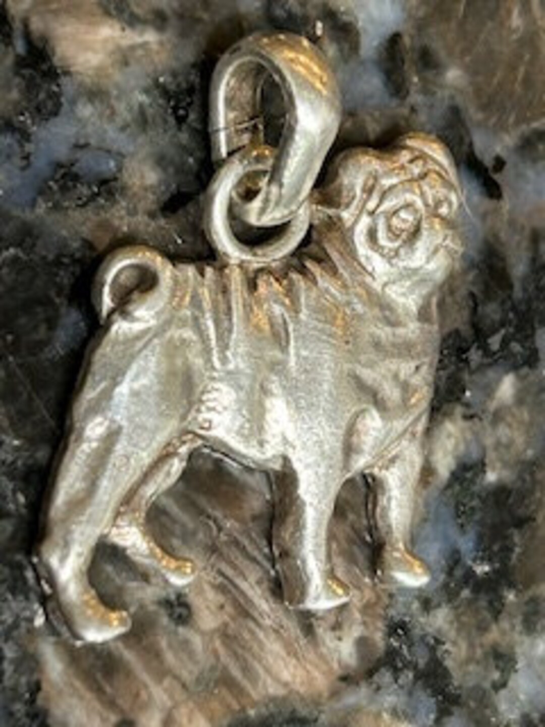 Bulldog .925 Silver Charm Fifth Avenue Collection Silver Bulldog Charm ...