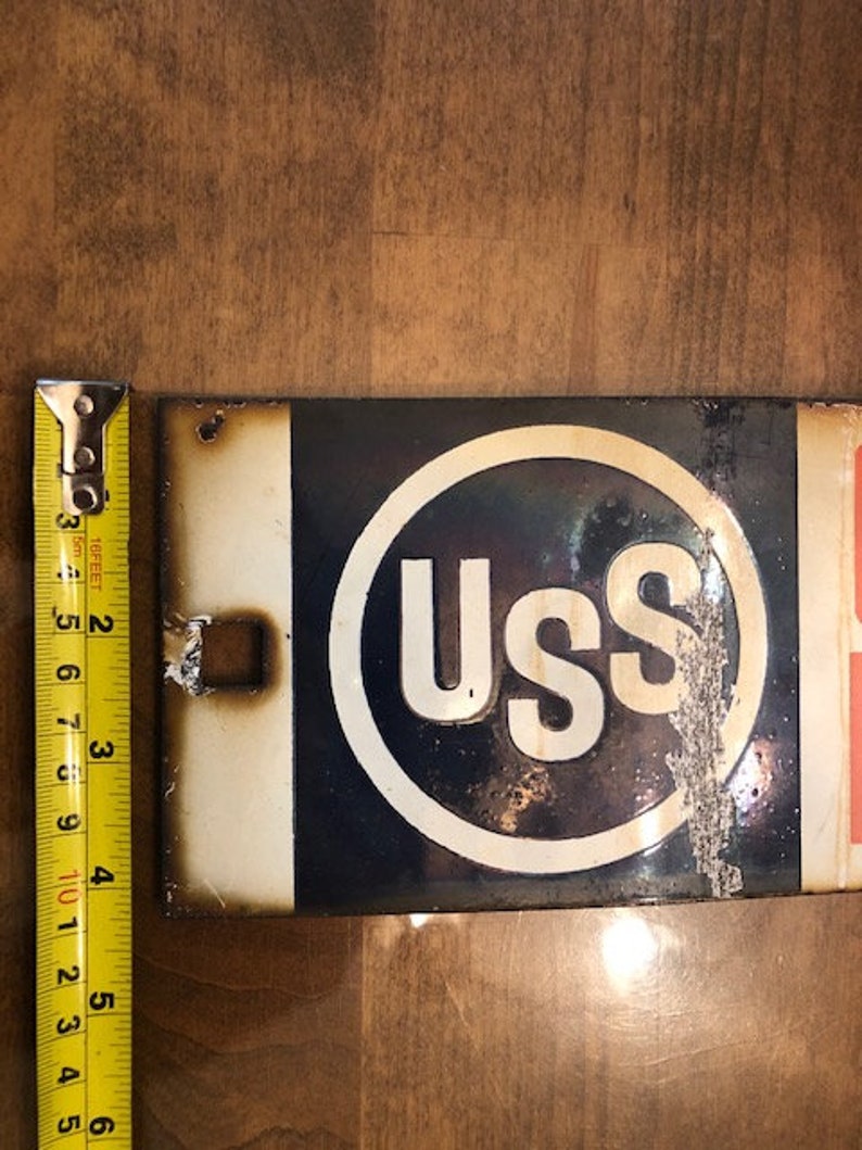 Porcelain Sign USS Cyclone Fence Porcelain Metal Sign : - Etsy