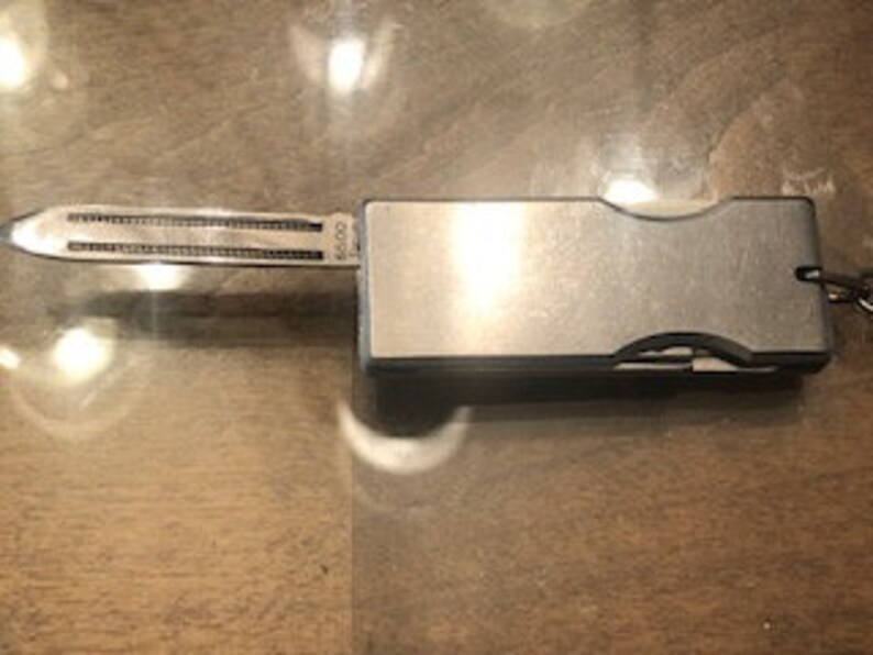 Kershaw Pocket Knife Key Chain . IIC Steel and Wood 2 Blade - Etsy