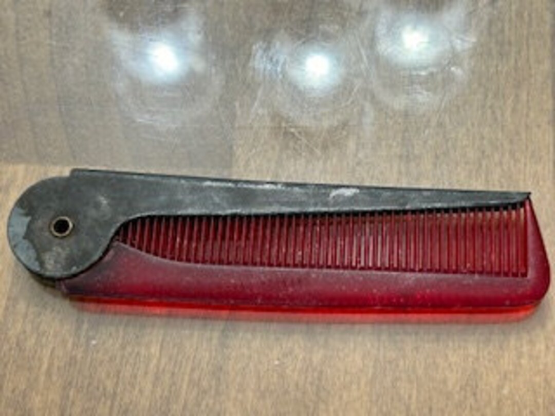 Vintage Metal Handle Flip Out Pocket Comb 1940's Era Nice Condition - Etsy
