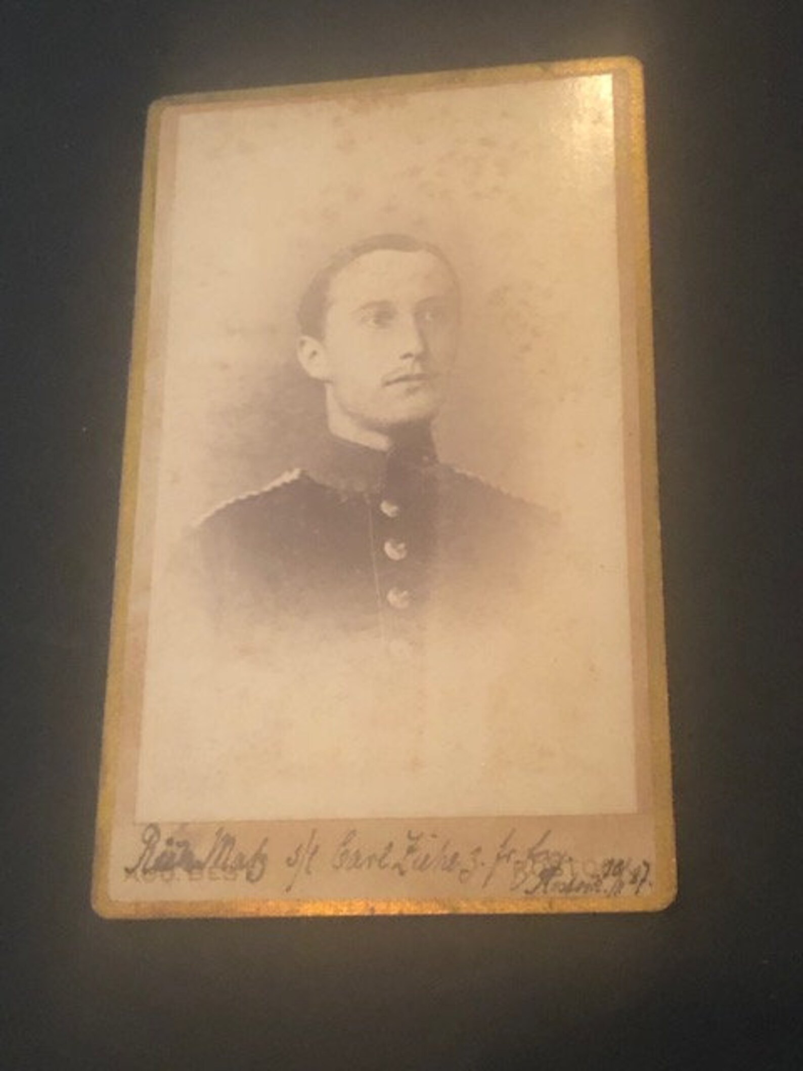 Military : German Military Officer Photo Cards - Late 1800's - 3 Total ...