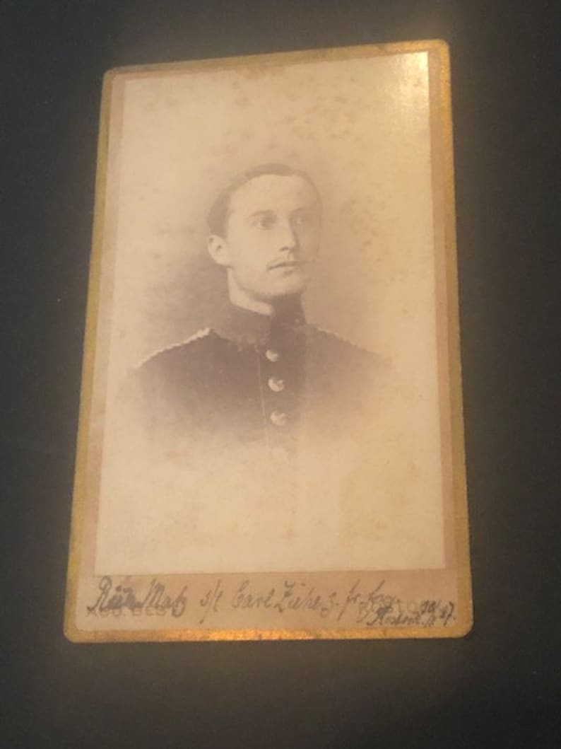 Antique German Military Officer Photo Cards - Late 1800s, Set of 3 - Etsy