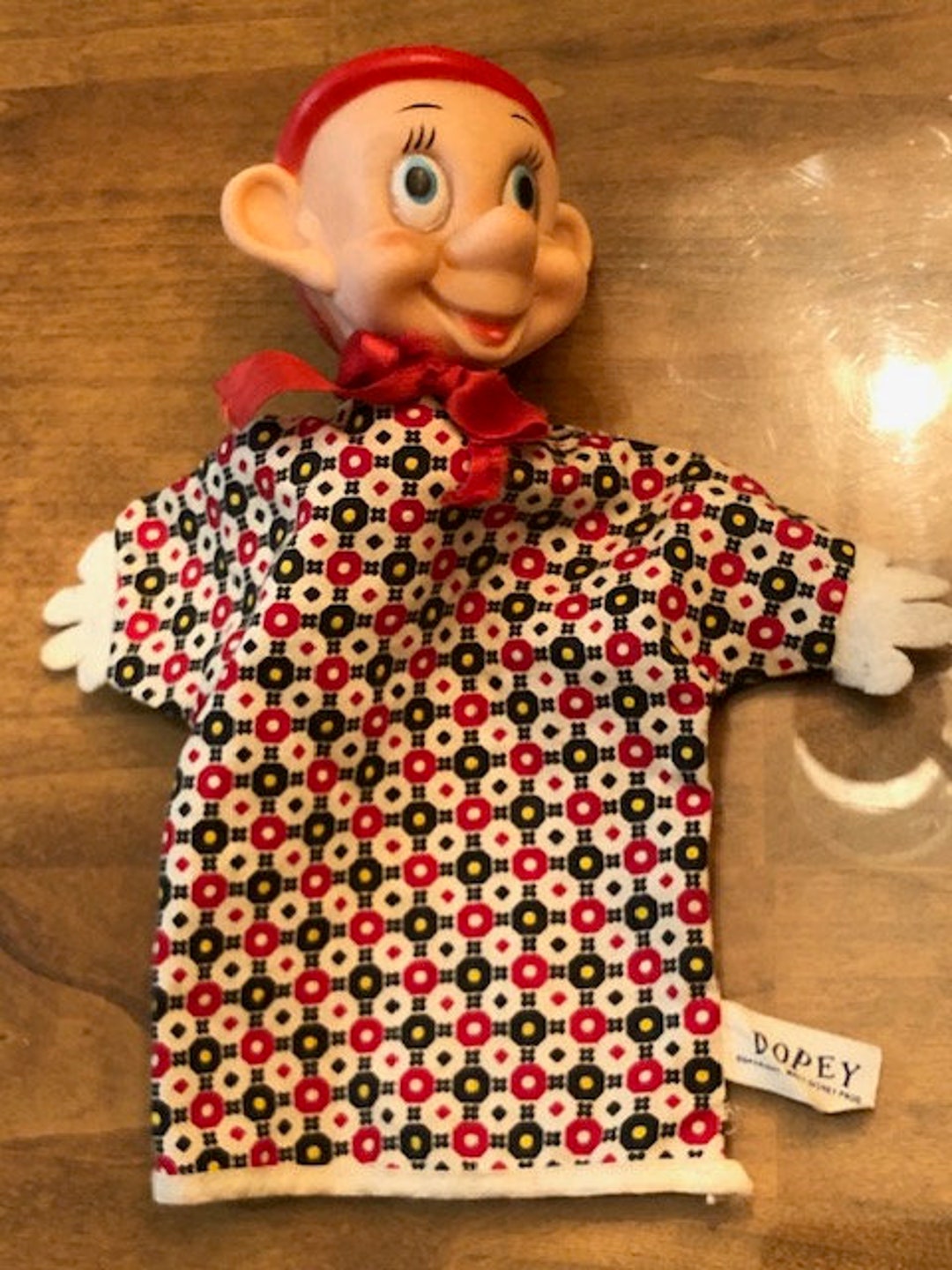 Dopey Hand Puppet- 1950's Walt Disney Production - Dopey- Snow White ...