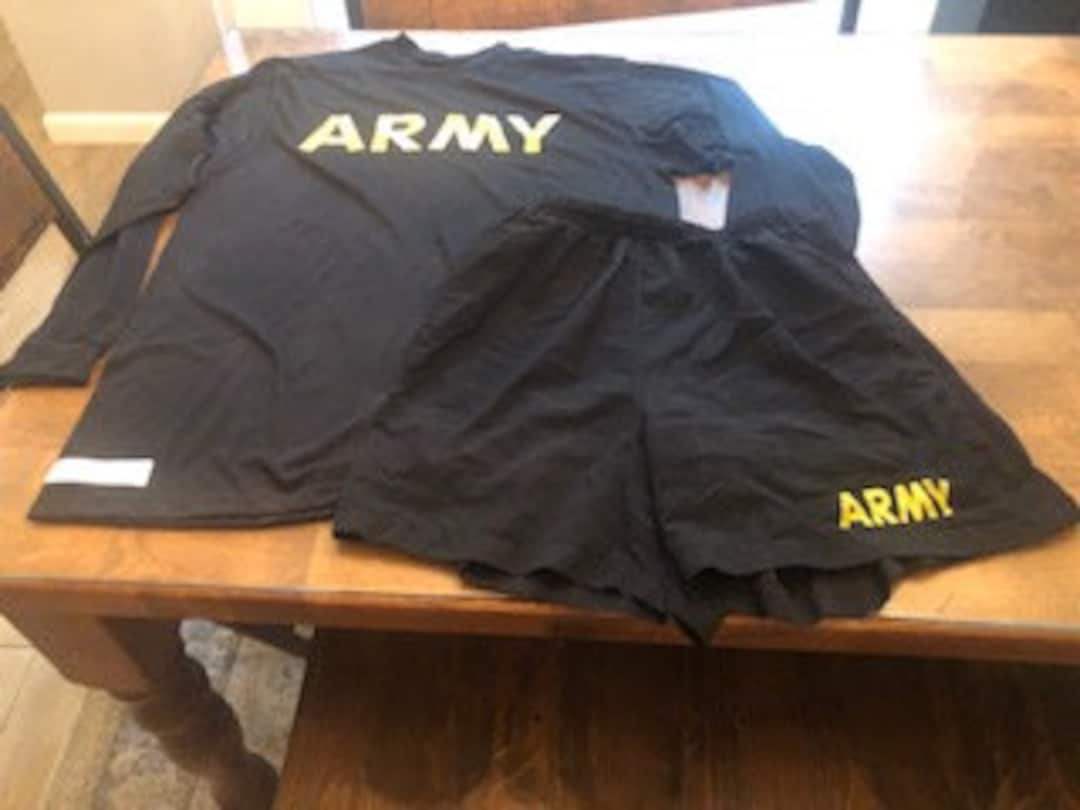 Military : U.S. Army Physical Fitness Training Shirt and Shorts Set ...