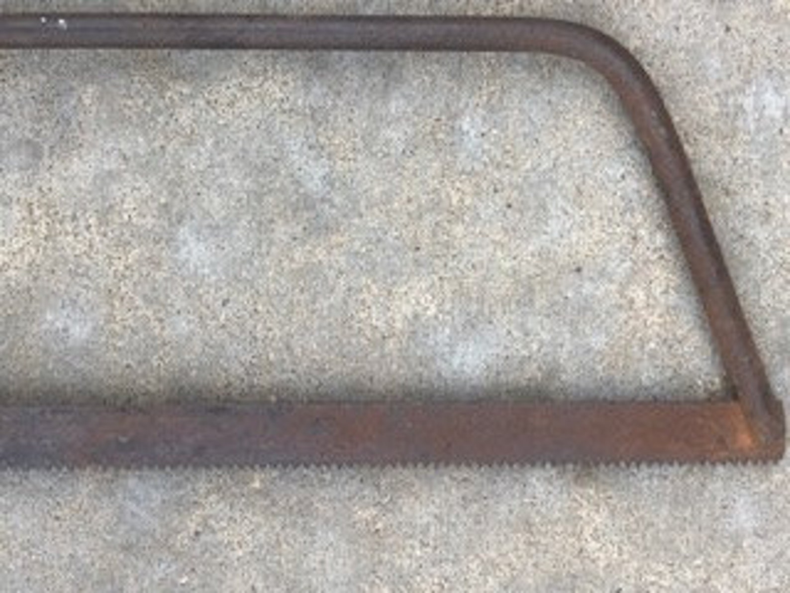 Antique : Wood Handle Hack Saw All Original . 20''overall Length 16 ...