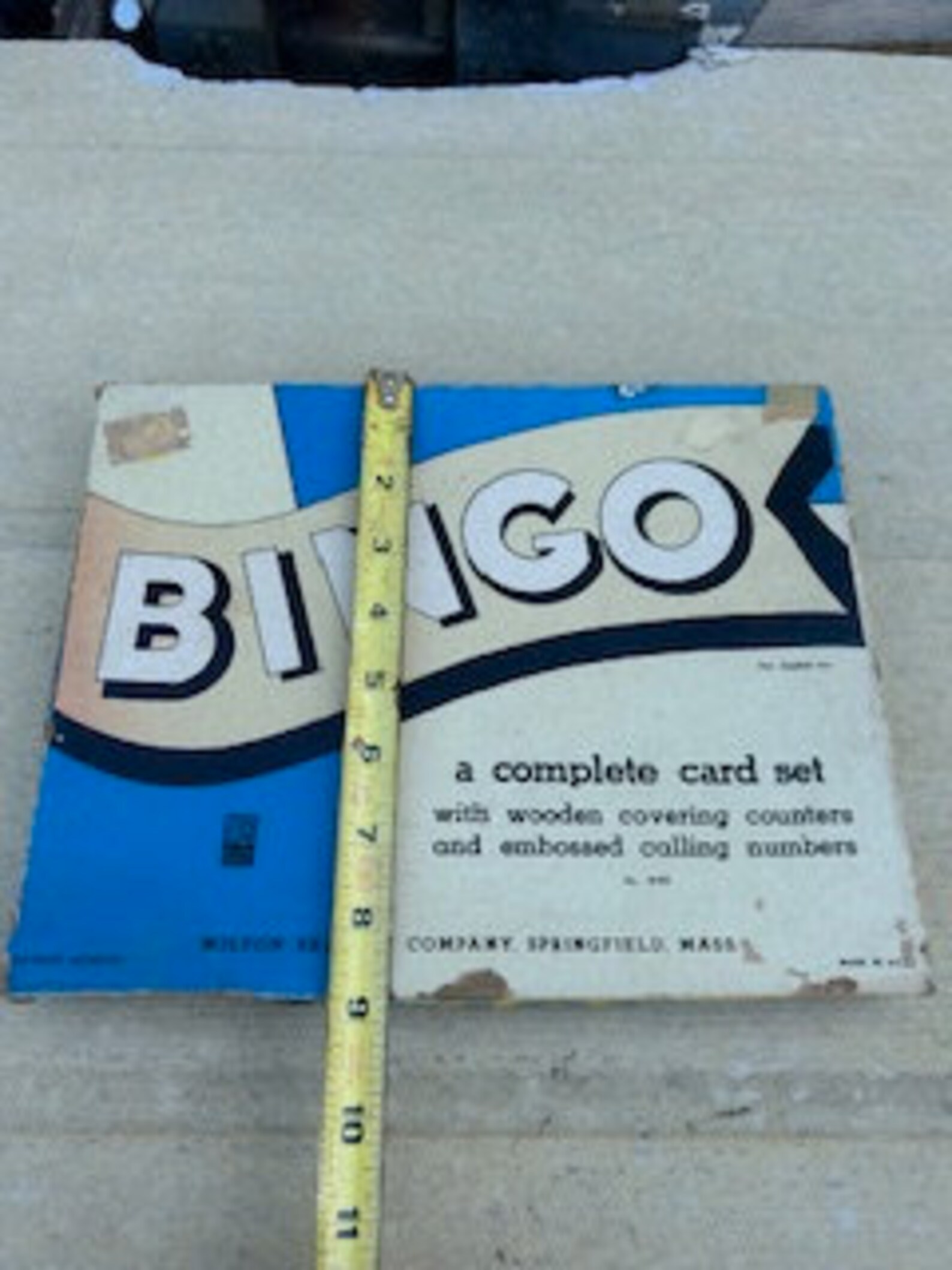 Bingo Game : 1930's Milton Bradley Bingo - A Complete Card Set With ...