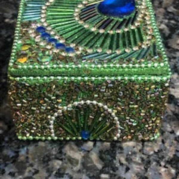 Jeweled Trinket Box - Etsy