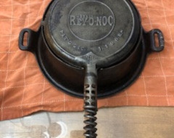 Griswold : REV-O-NOC Rare Cast Iron Waffle Iron Antique Very ... Griswold : REV-O-NOC Rare Cast Iron Waffle Iron Antique Very ...