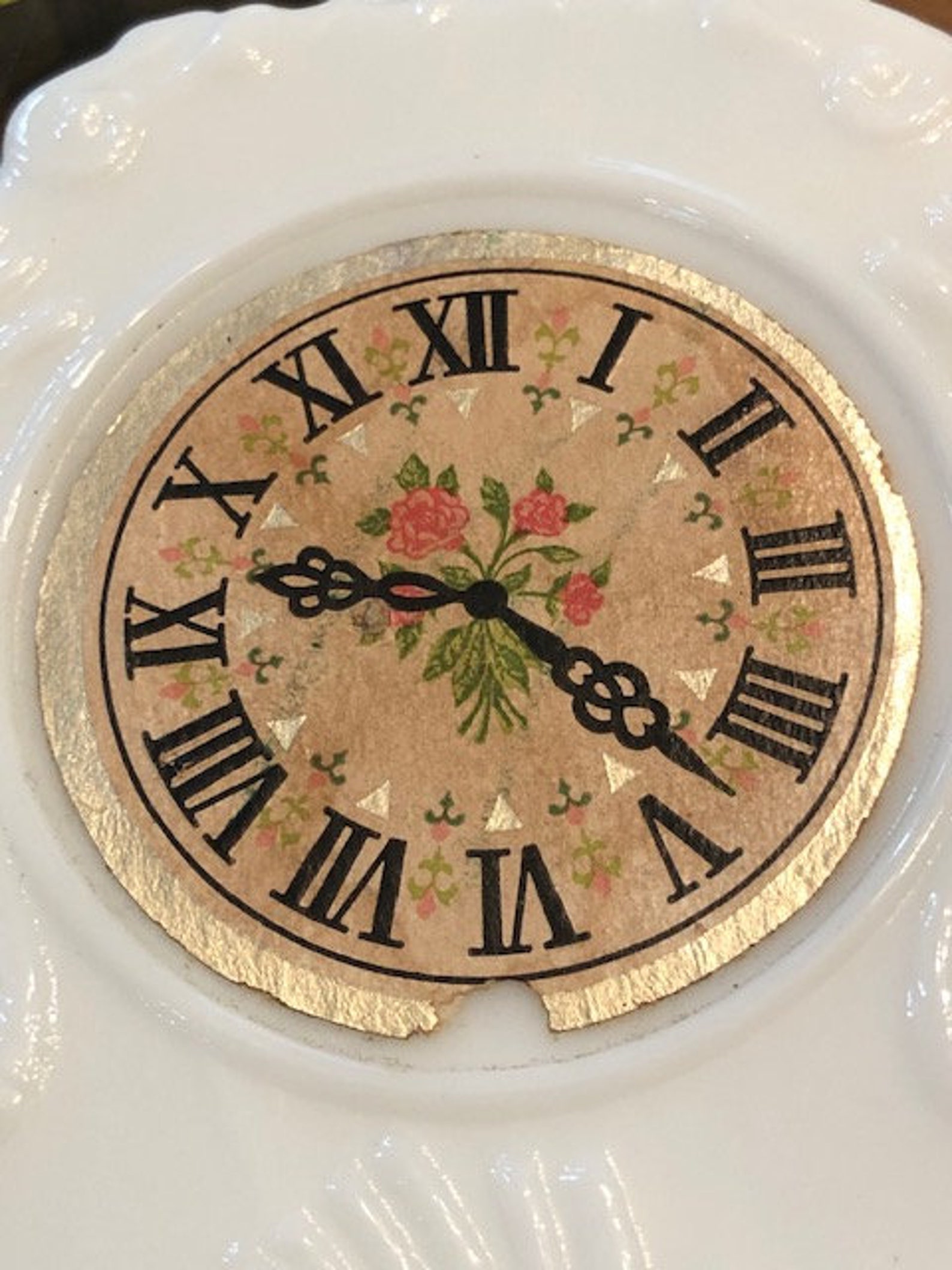 Avon : Vintage Avon Milk Glass Mantle Clock Bottle Nice - Etsy