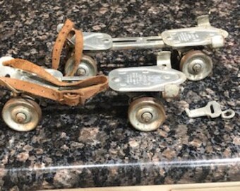 Metal Roller Skates With Key - Etsy