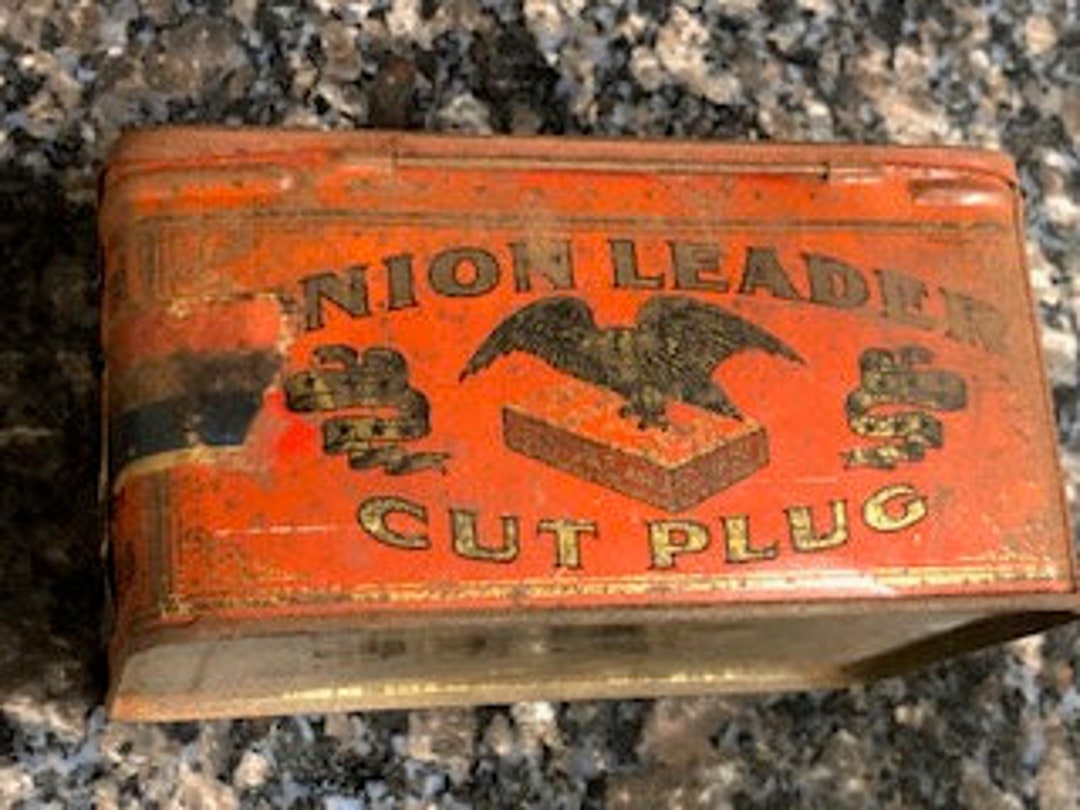 Tobacco Can: Union Leader Cut Plug Smoking and Chew Tobacco Can - Etsy
