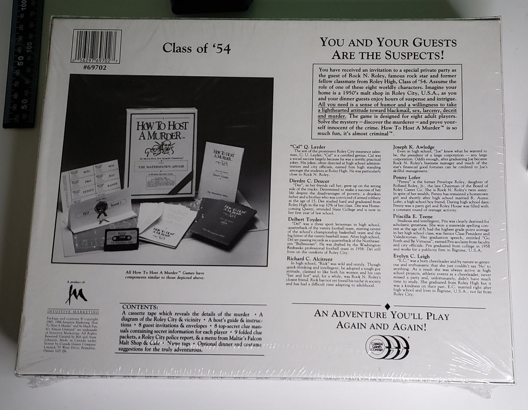 How to Host a Murder Board Game Murder Mystery Vintage New Old - Etsy