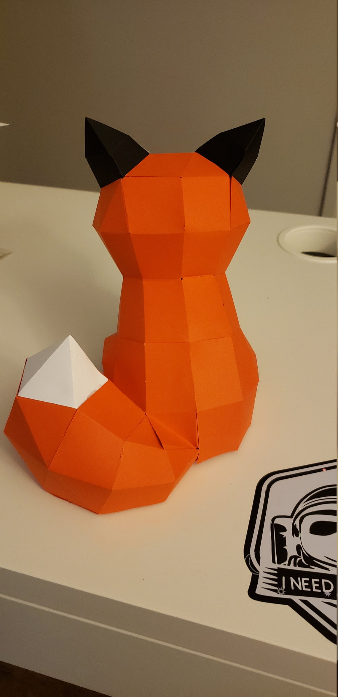Papercraft Fox - Etsy
