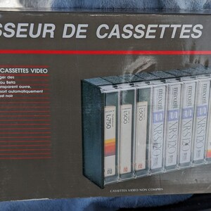 Set of 3 VHS Tape Storage Cabinet New Old Stock - Etsy