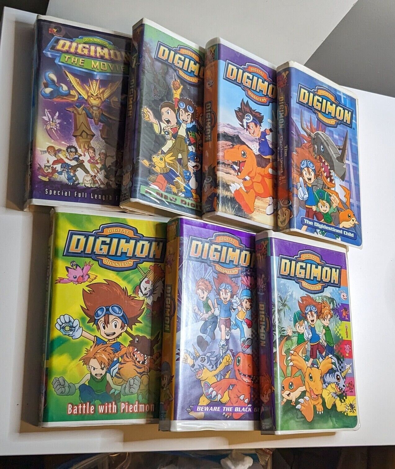 Lot of 7 Digimon Movies VHS Tapes - Etsy