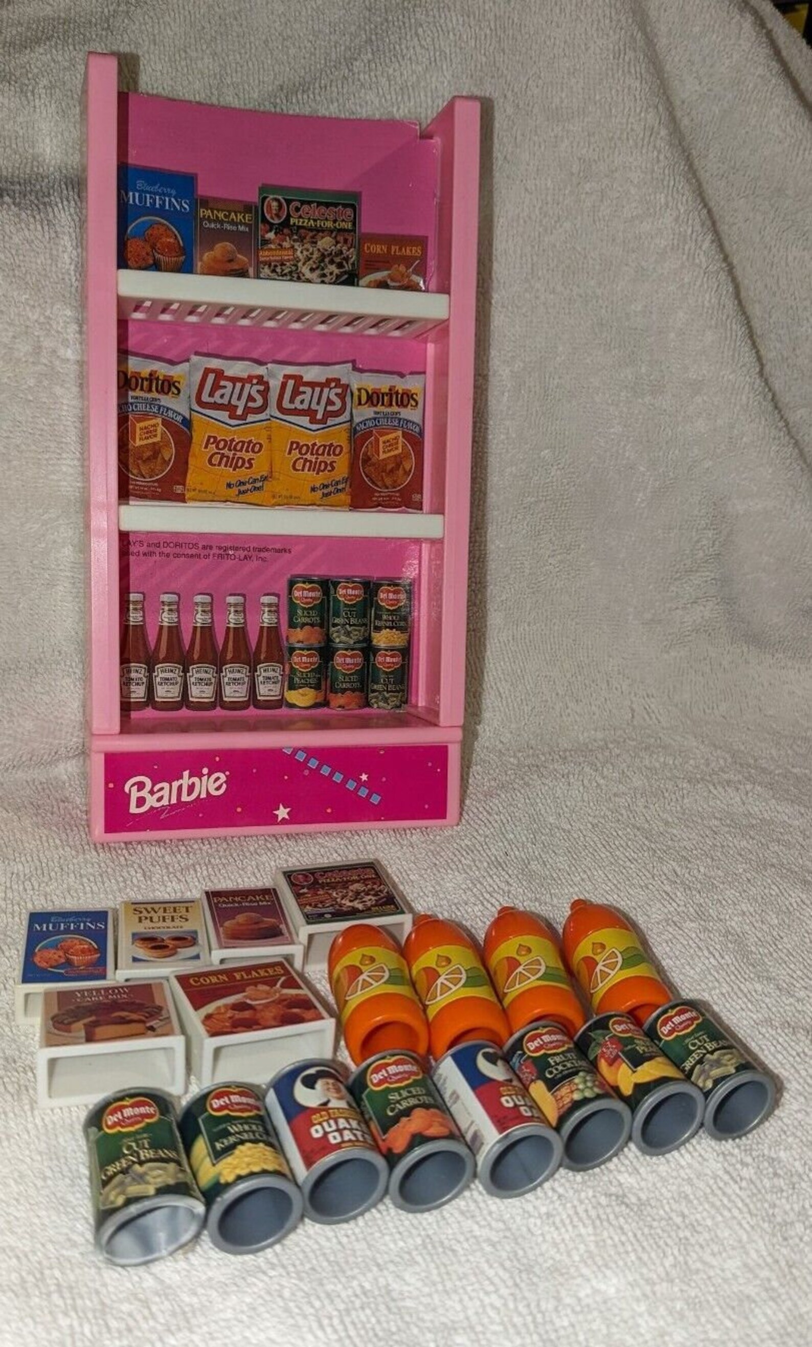 Barbie Grocery Set 7296 Vintage 1991 Mattel Soda Pop Potato Chips ...
