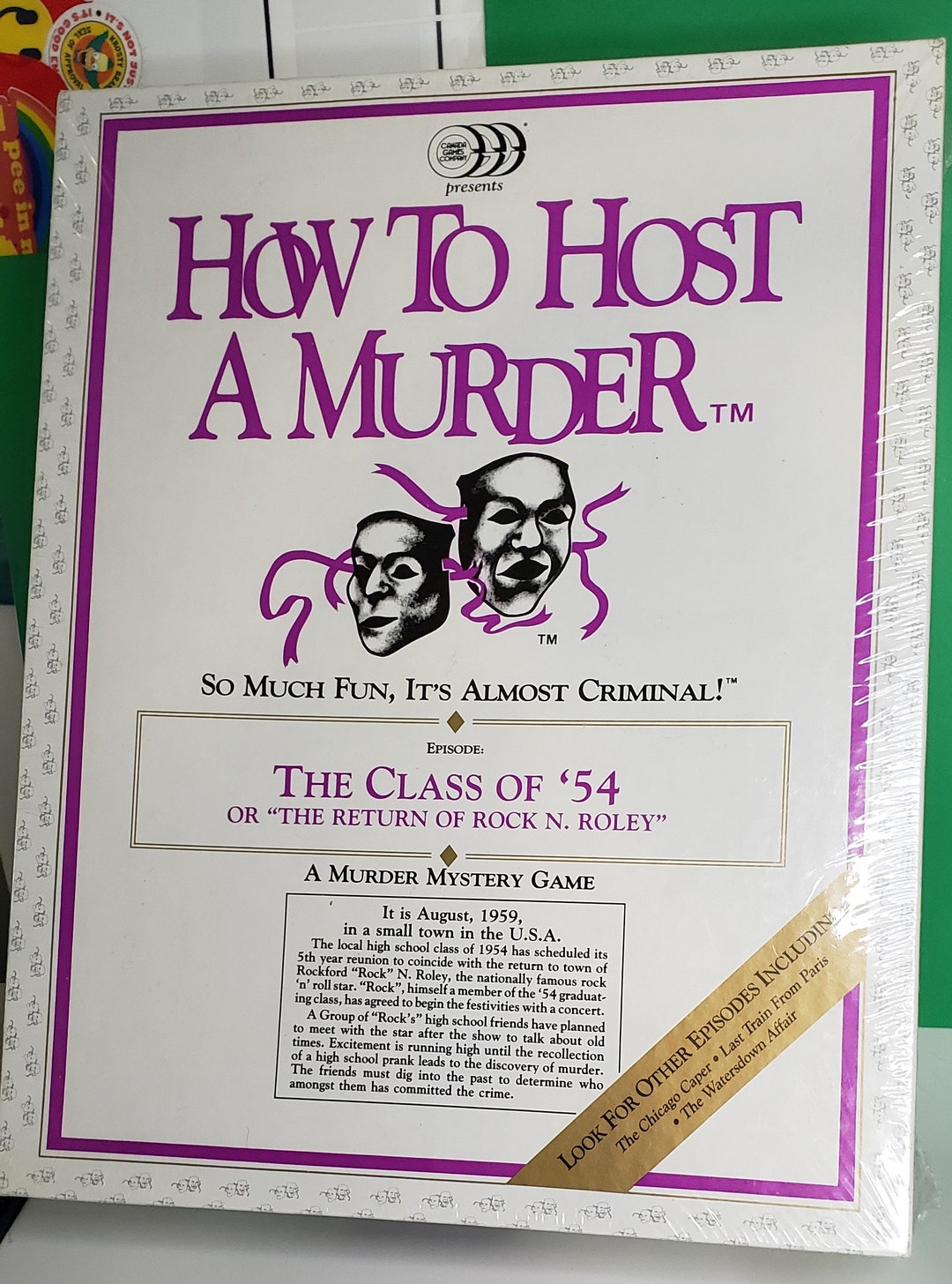 How to Host a Murder Board Game Murder Mystery Vintage New Old - Etsy