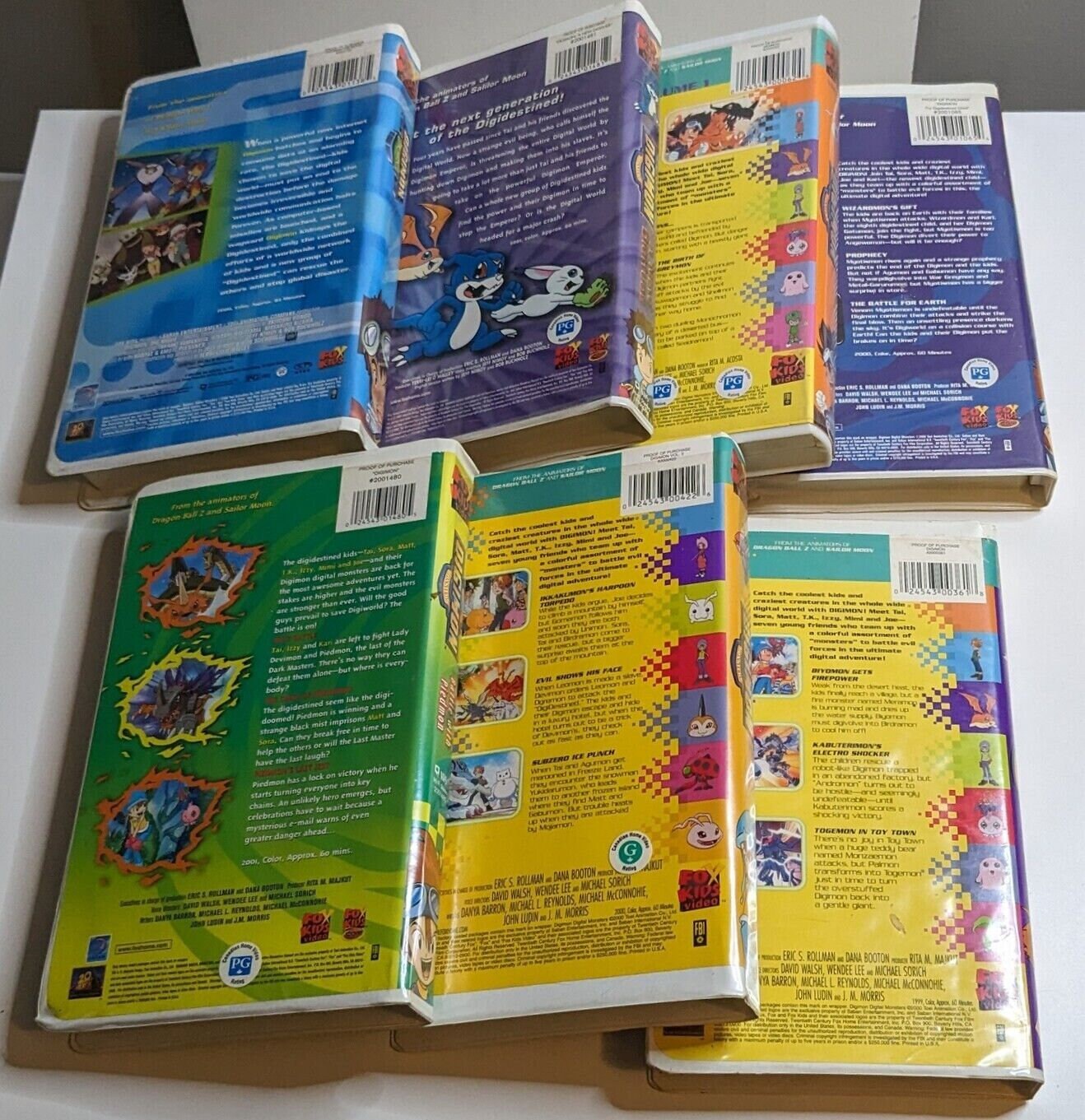 Lot of 7 Digimon Movies VHS Tapes - Etsy