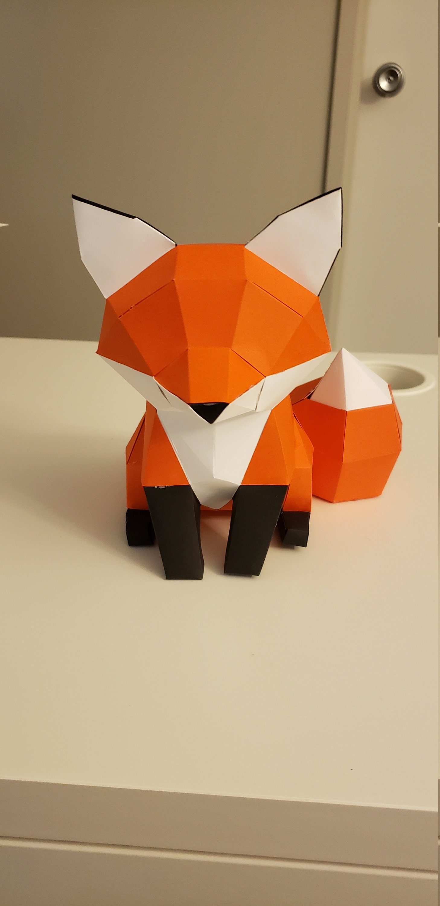 Papercraft Fox - Etsy
