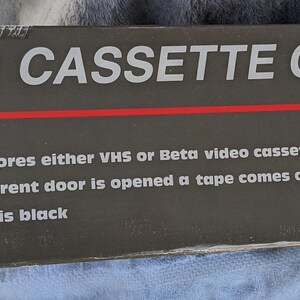 Set of 3 VHS Tape Storage Cabinet New Old Stock - Etsy