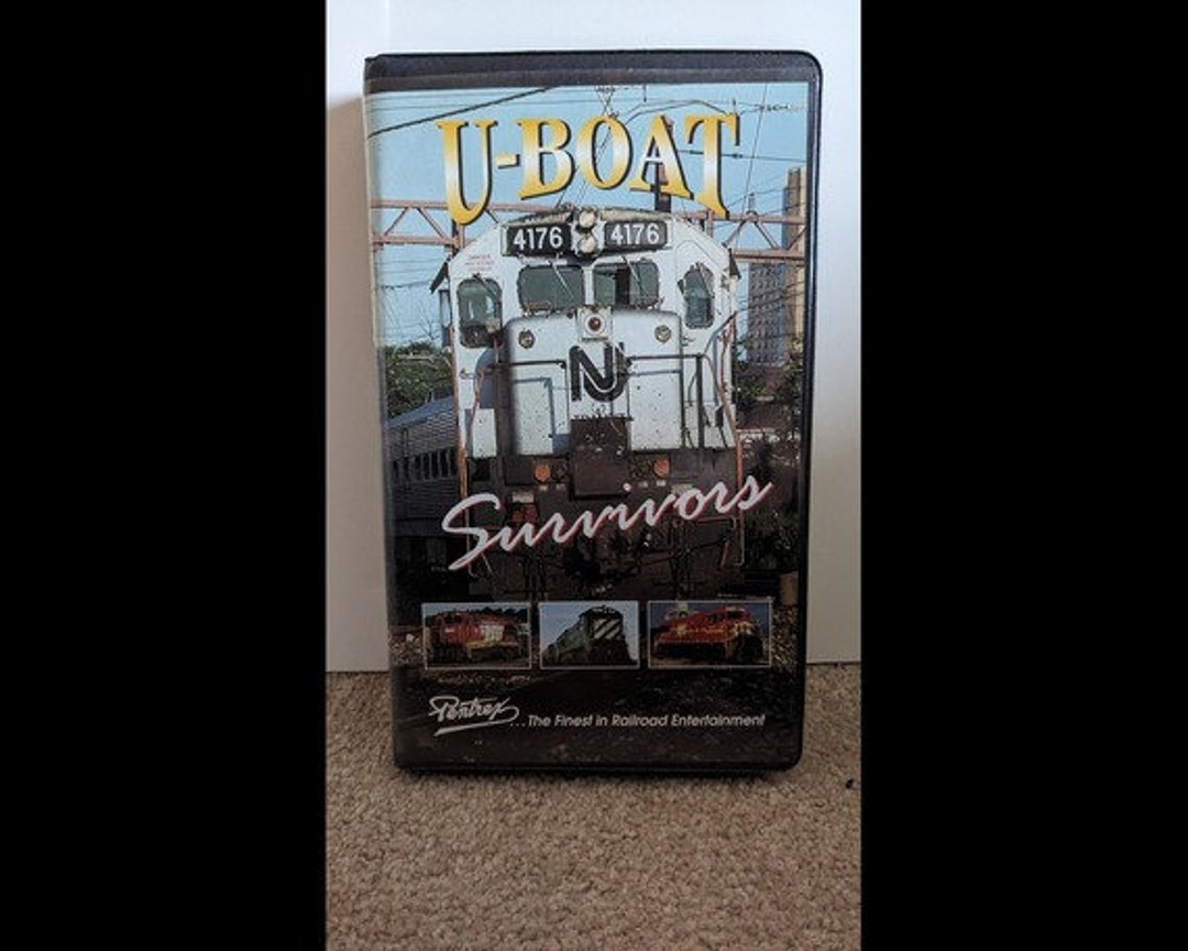 U-boat Survivors Pentrex Train VHS Tape Beautiful Train Relaxing VHS ...