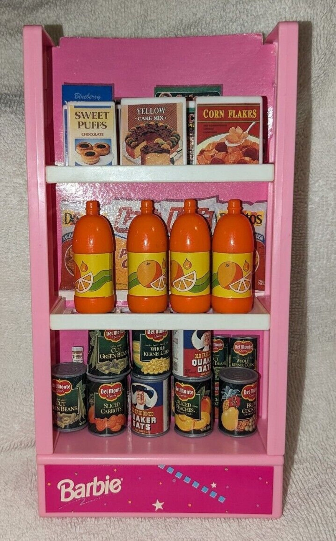 Barbie Grocery Set 7296 Vintage 1991 Mattel Soda Pop Potato Chips ...