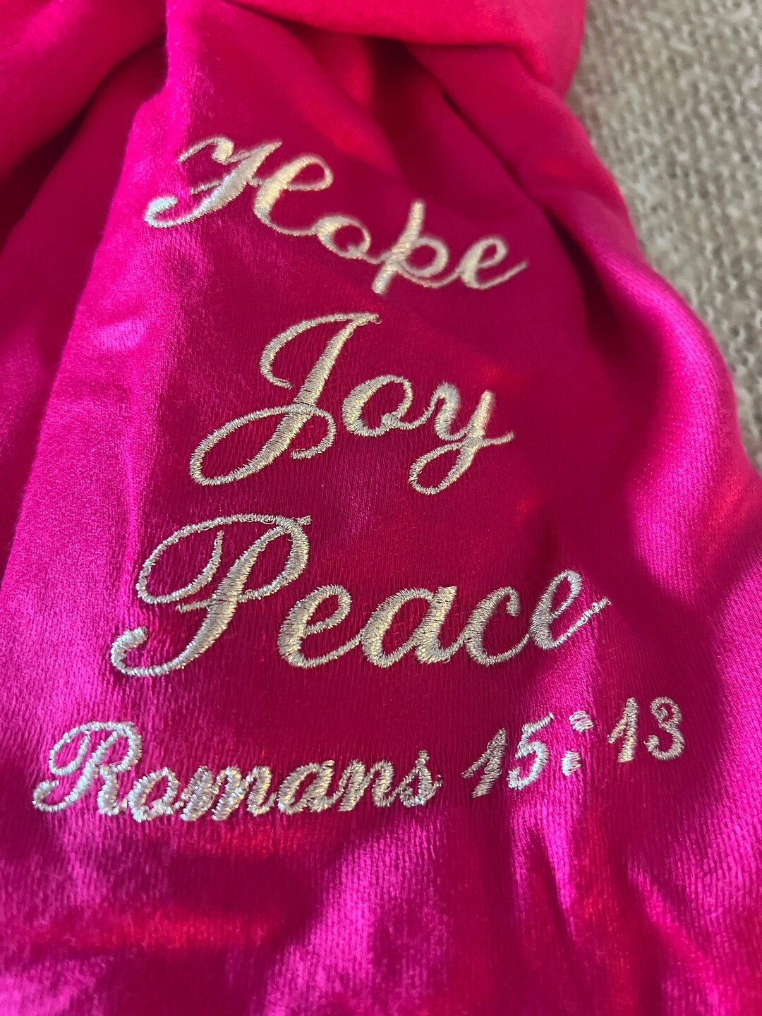 Hope Joy Peace Shawl Roman's 15:13 - Etsy