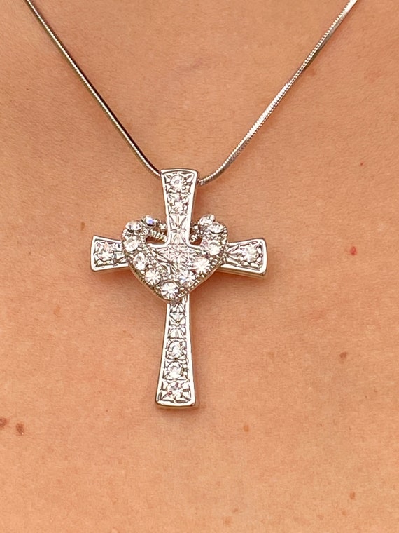 Beloved Cross Heart | Etsy