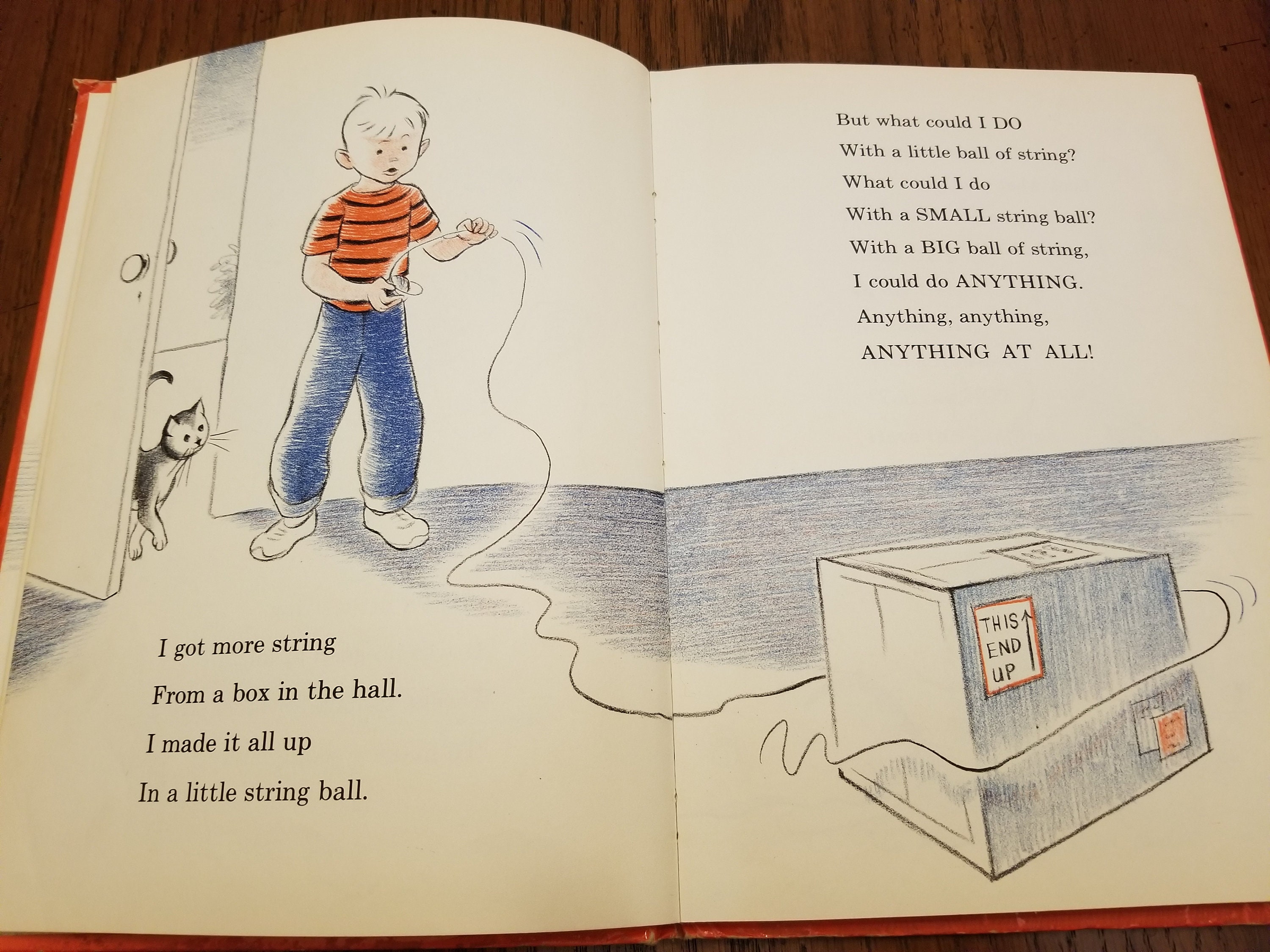 Early Edition 1958 A Big Ball of String Written and Illustrated by ...