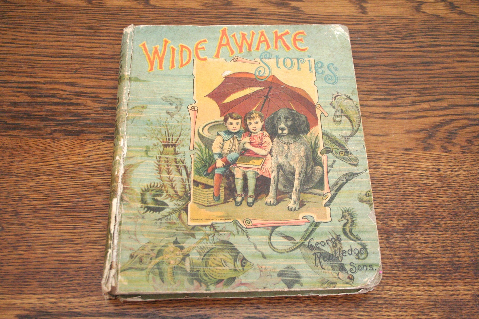 1888 Antique wide-awake Stories for the Young With Many Illustrations ...