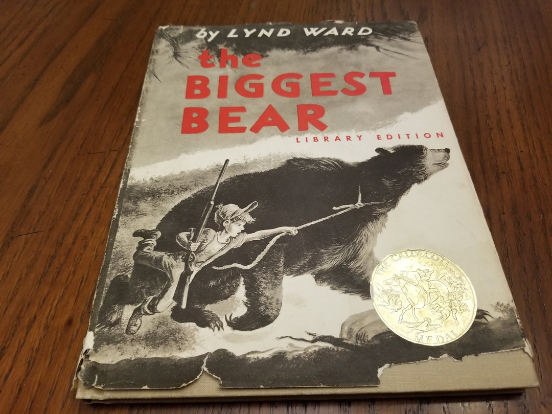 Vintage the Biggest Bear by Lynd Ward, Hardcover, Library Edition, the ...