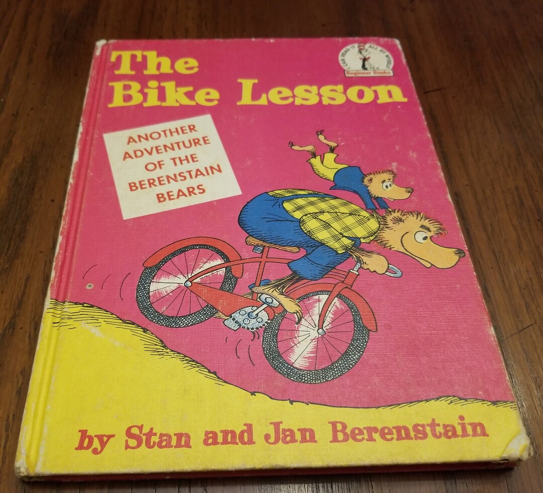 The Bike Lesson by Stan and Jan Berenstain, Book Club Edition 1964 ...