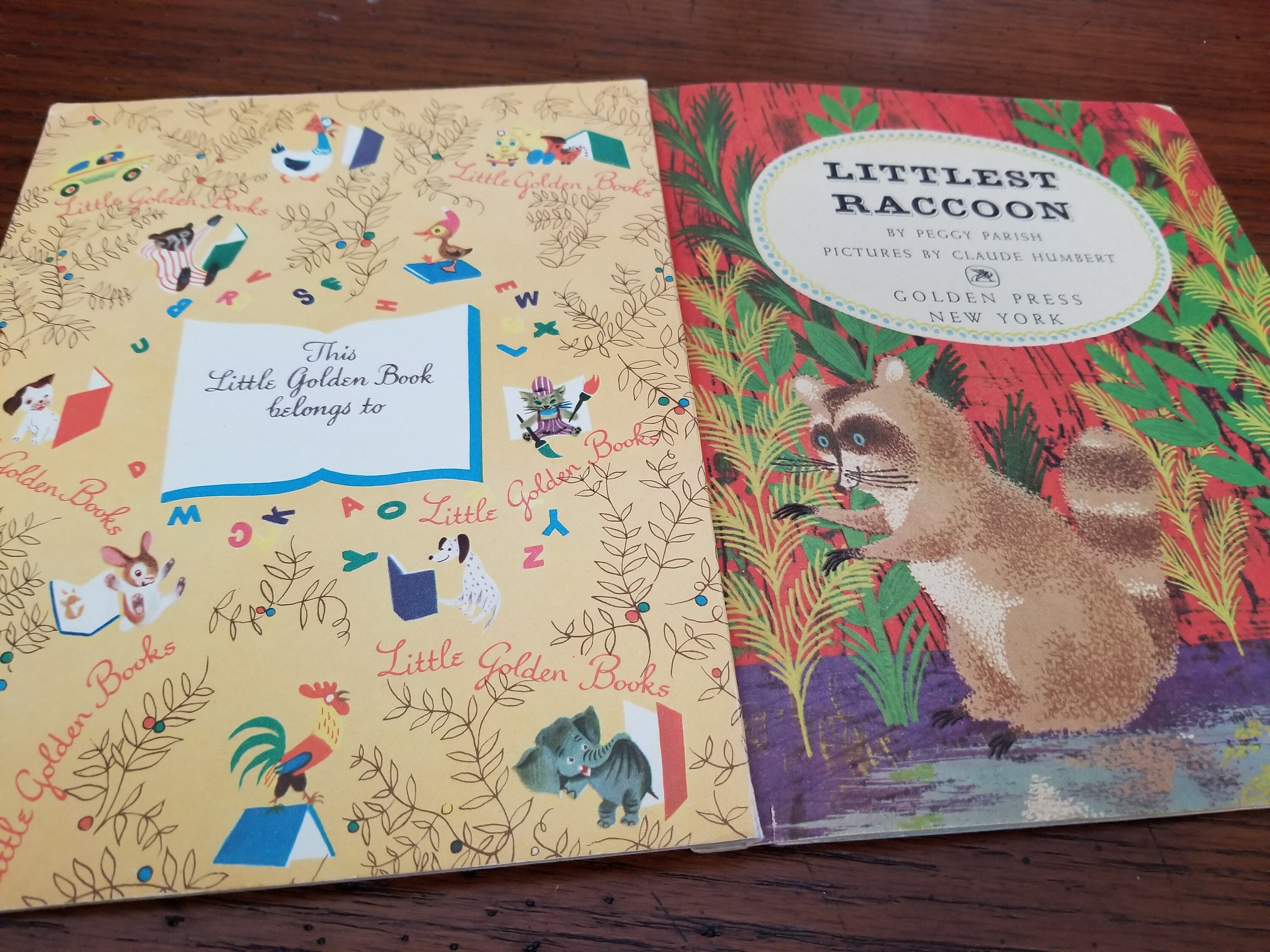 Vintage 1961 Littlest Raccoon by Peggy Parish and Pictures by Claude ...