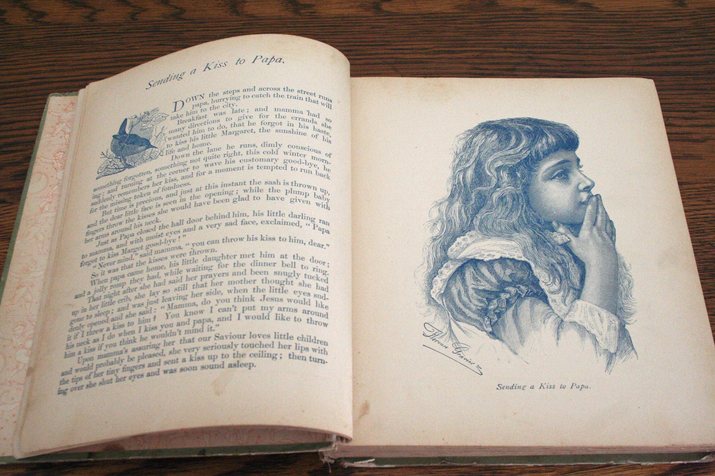 1888 Antique wide-awake Stories for the Young With Many Illustrations ...